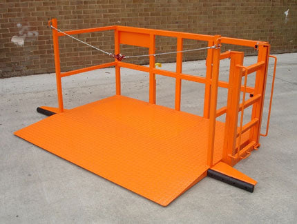 Forklift Loading Platform for Loose Boxed Stock – Engineered Solutions