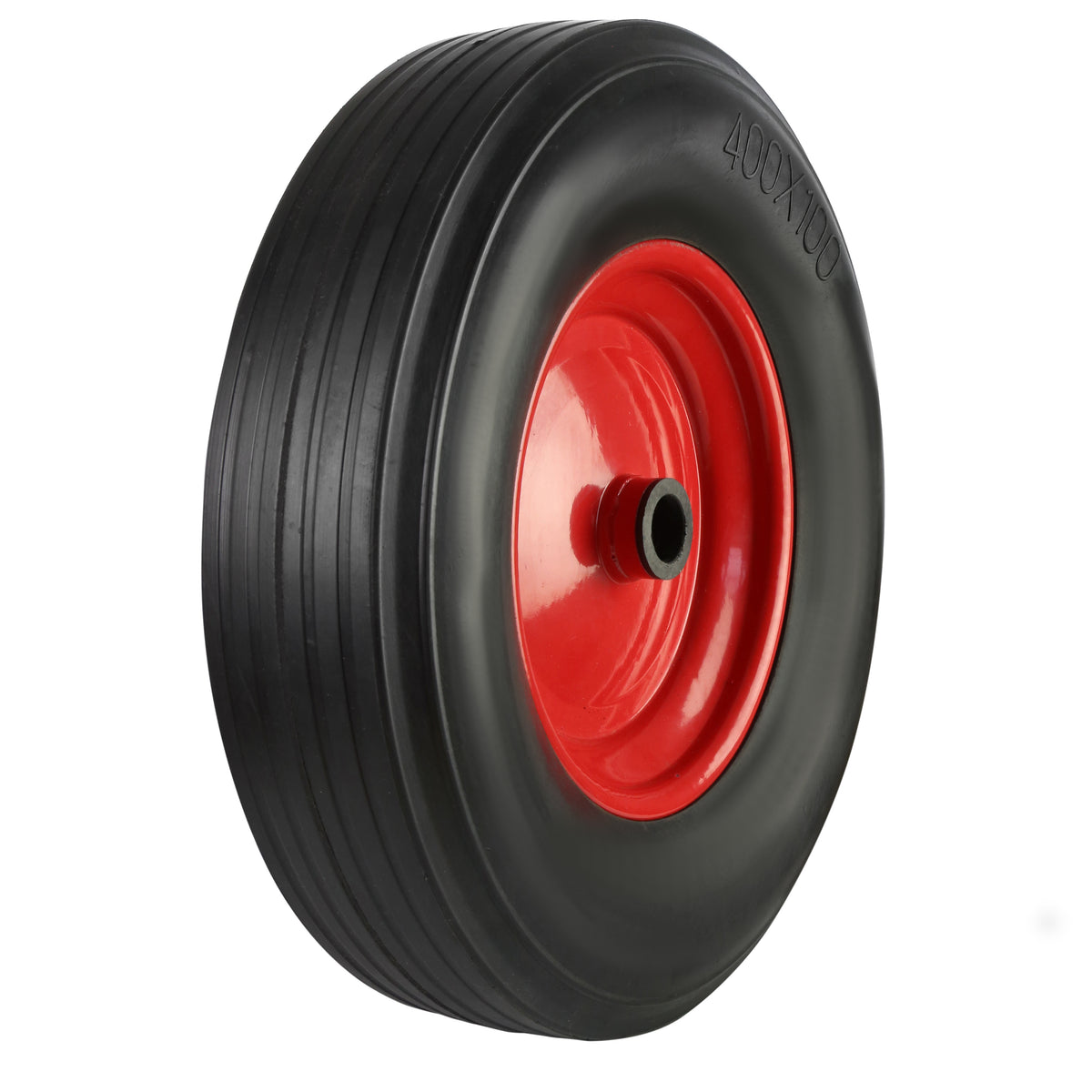 Wheels - BW Series - Black solid Rubber tyred wheels with Metal centre ...