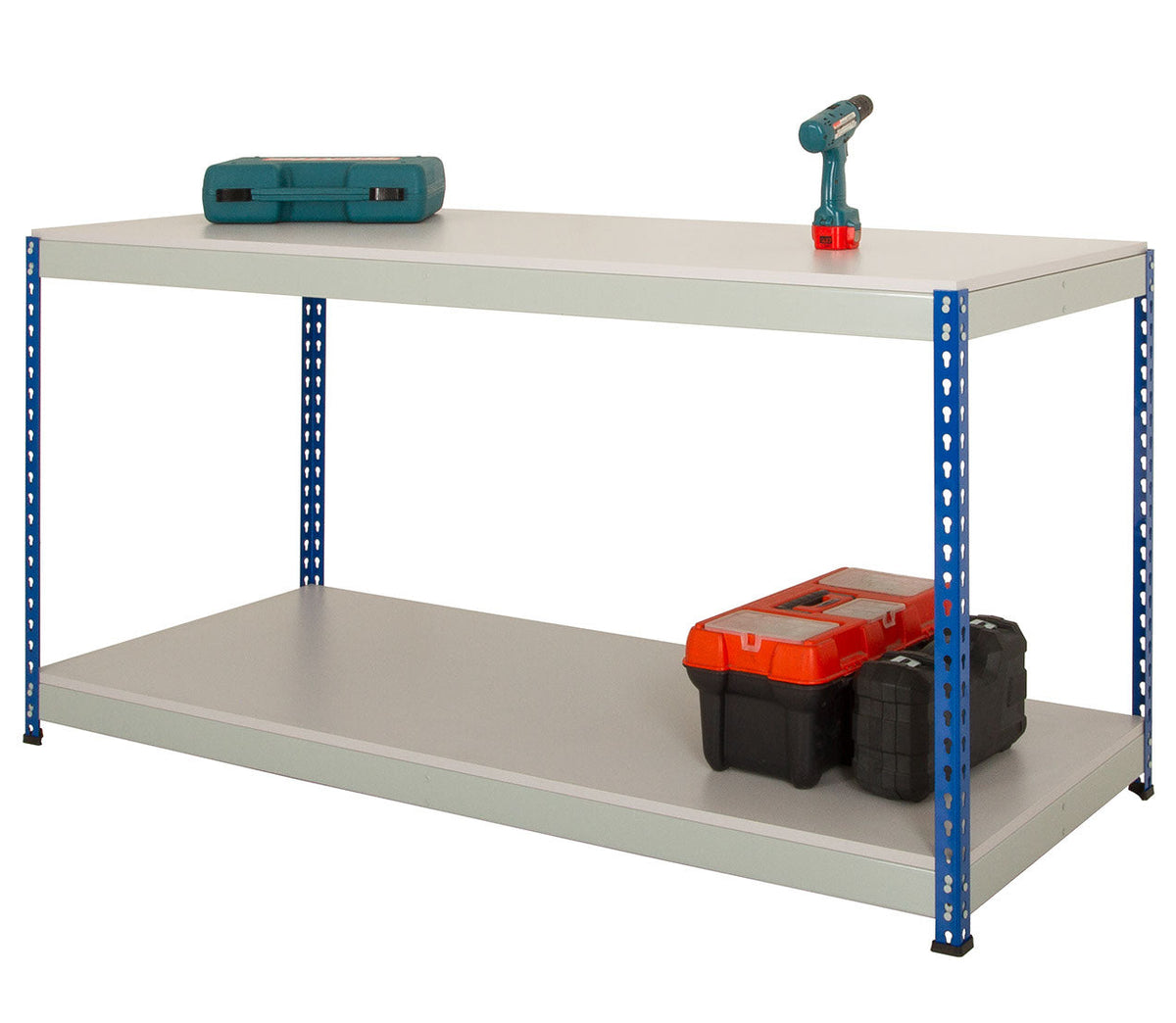 Rivet Workbenches - Full Undershelf Workbench – Engineered Solutions