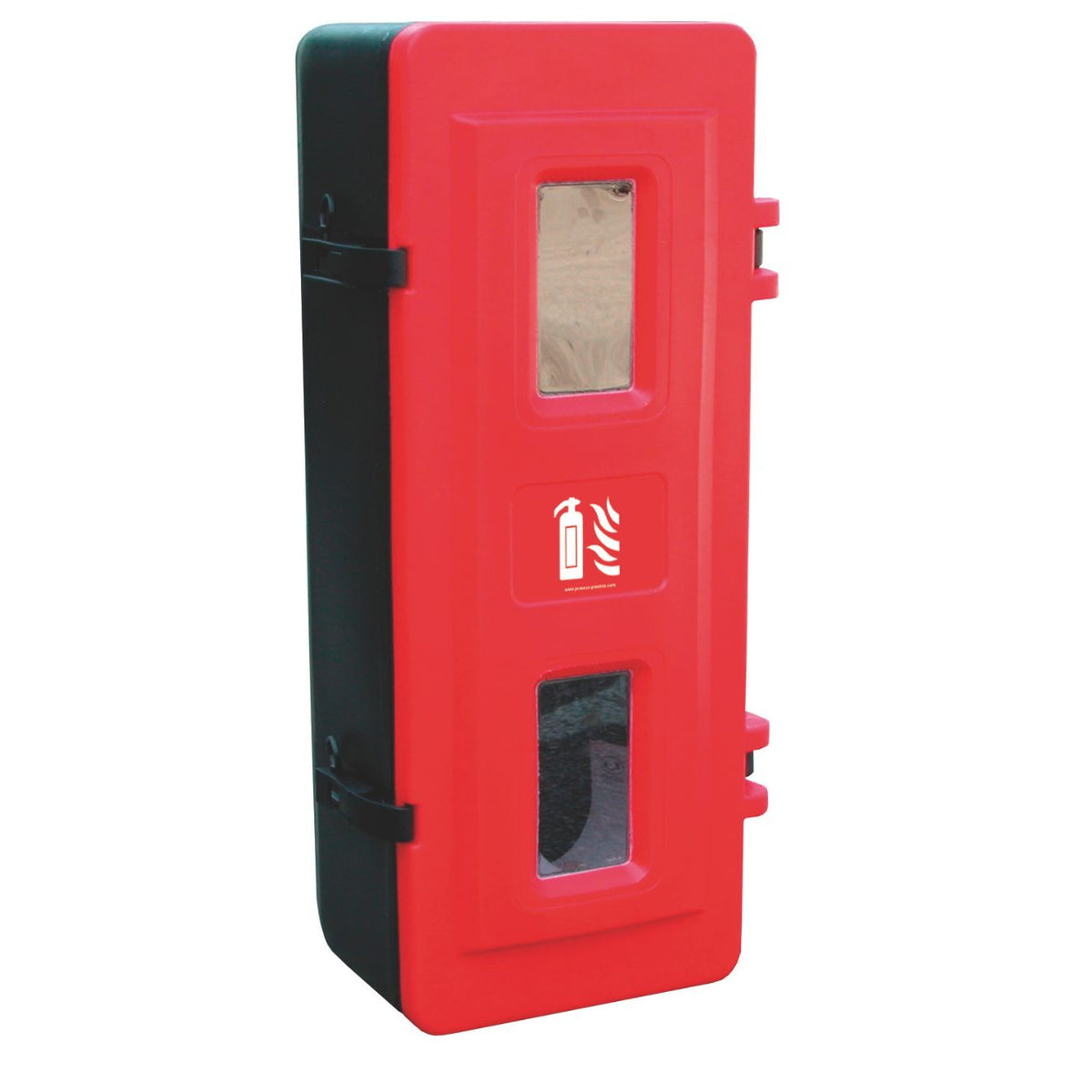 Single Extinguishers Polyethylene Cabinet -for wall, floor, or post mo ...