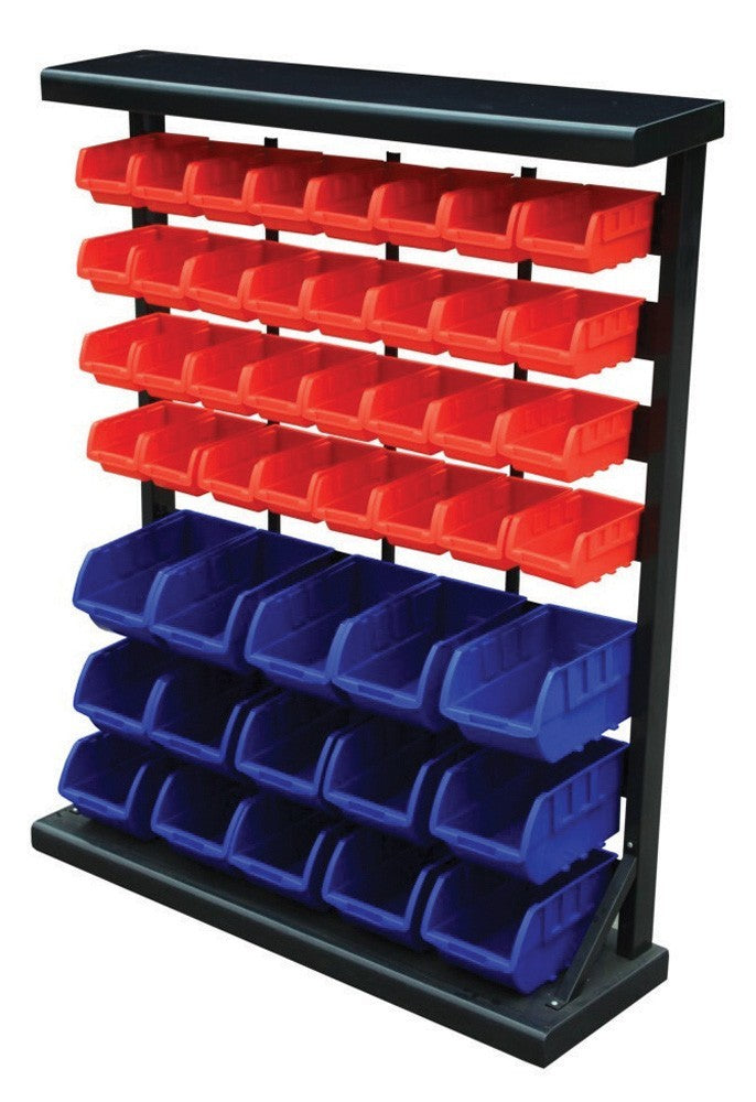 Bin Storage Rack with 47 Bins – Engineered Solutions