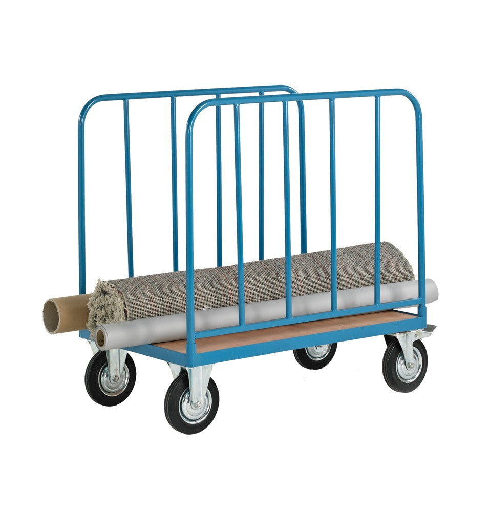 Platform Trolley with 2 Tubular Sides – Engineered Solutions