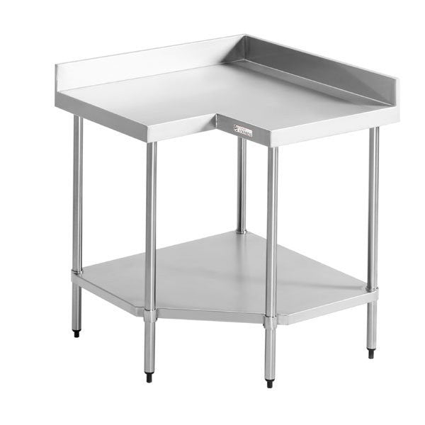 Stainless Steel Corner Workbench – Industrial Workstation UK ...