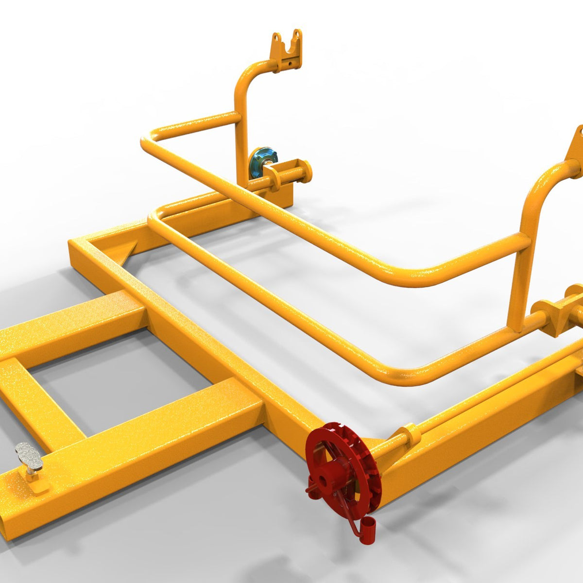 Forklift Wheelie Bin Rotator | Fork Mounted Attachment UK – Engineered ...